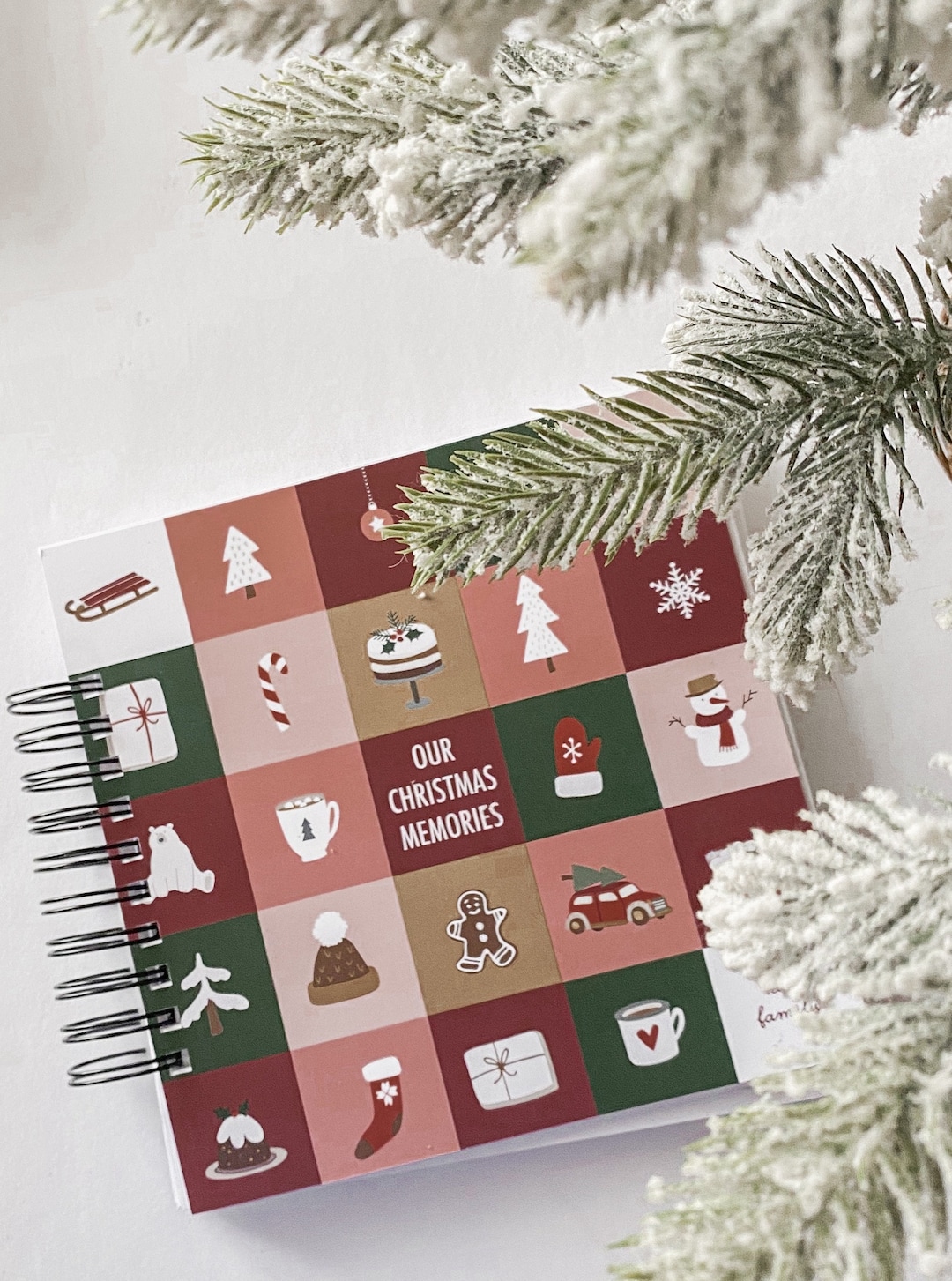 Christmas Memories Keepsake Journal: Personalized Holiday Family ...