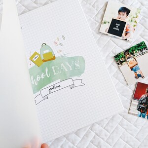 School Years Memory Book Back to School Years Scrapbook - Etsy