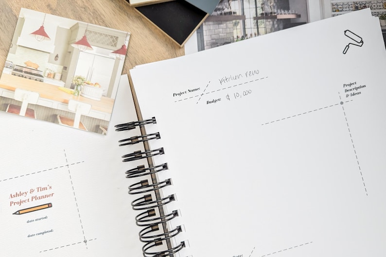 Personalized Home Project DIY Planner | New Home Gift | Home Renovation ...