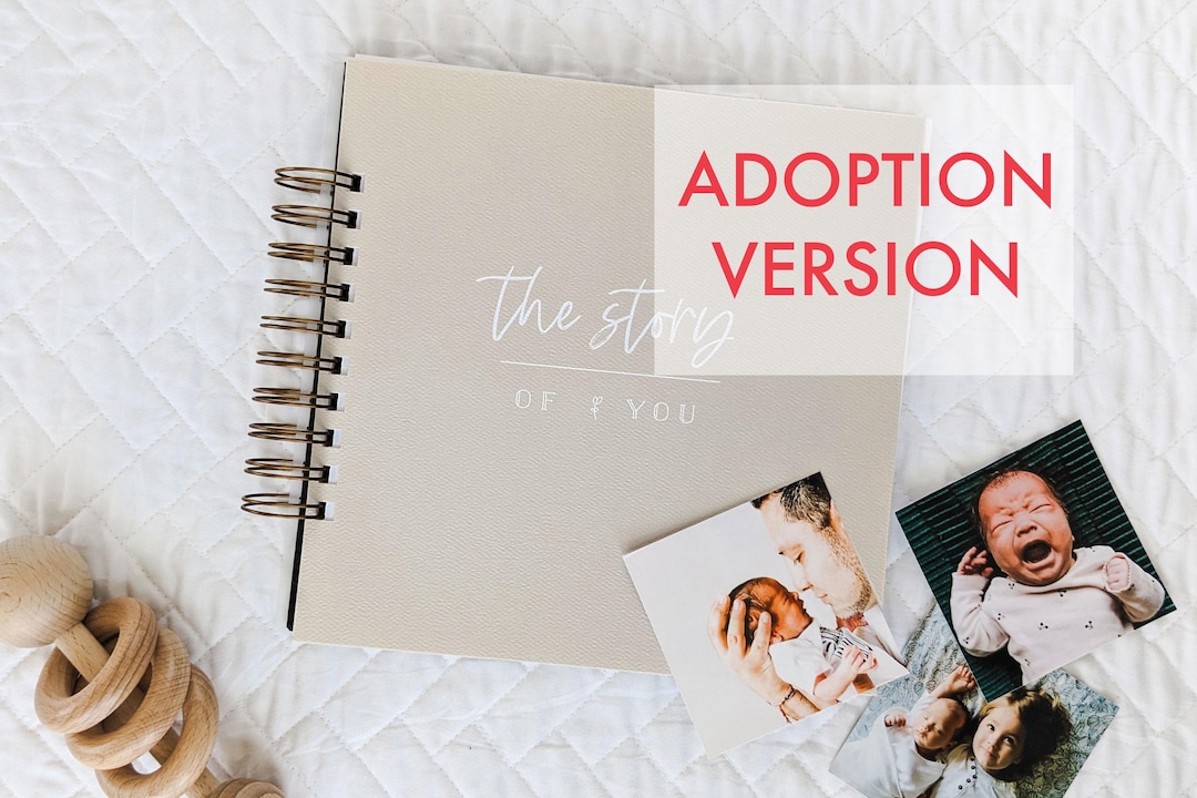Personalized Adoption Baby Book: "story of You" (more Colors) | Modern ...