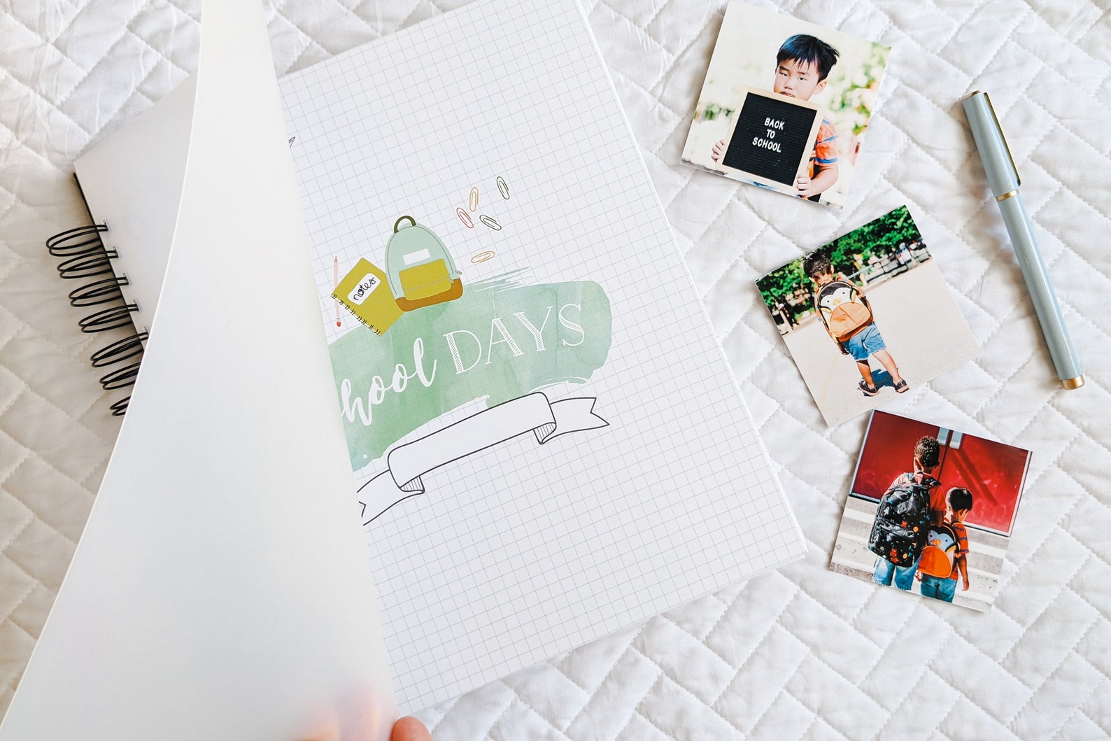 School Years Memory Book | Back to School Years Scrapbook Keepsake Book ...