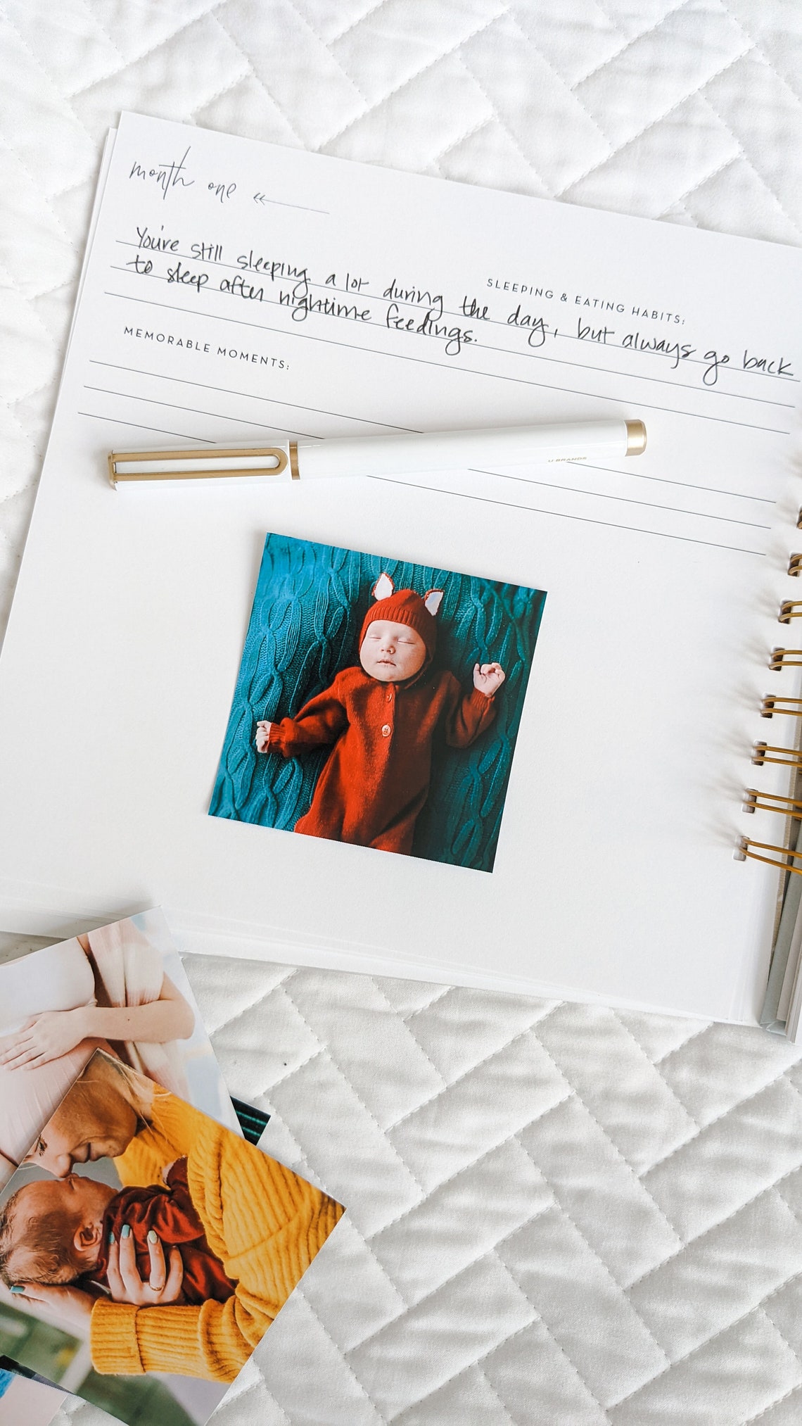 Story of You Baby Book Personalized With Name (more Colors) | Modern ...
