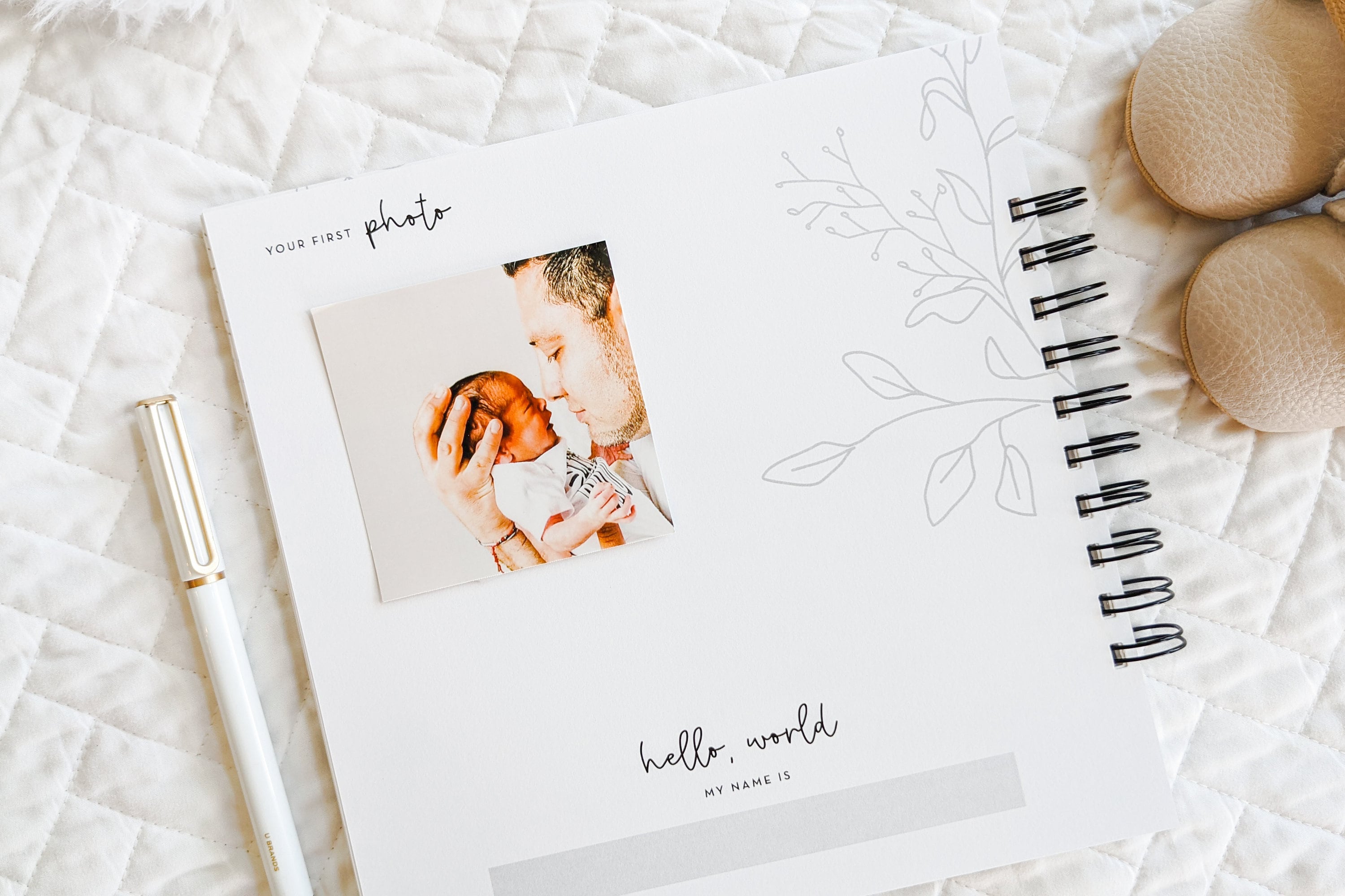 Botanicals Pregnancy Journal | Pregnancy Memory Book Planner Diary ...