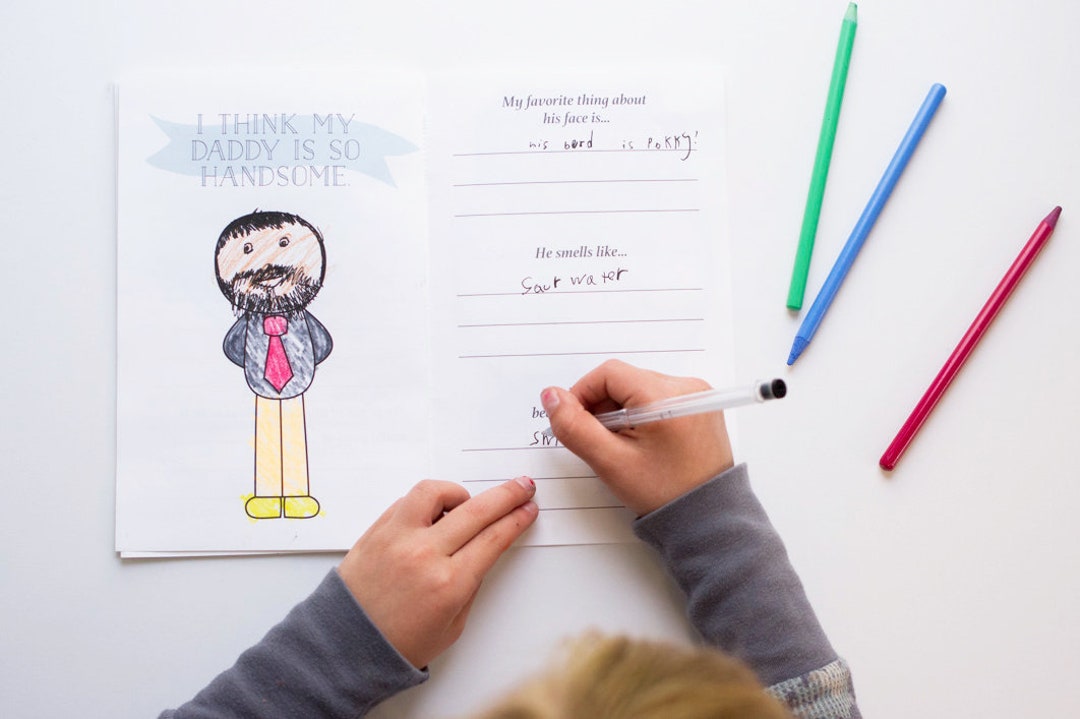 All About My Dad Printable Booklet for Kids | Father's Day Christmas ...