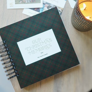 Christmas Memories Keepsake Journal: Personalized Holiday Family ...