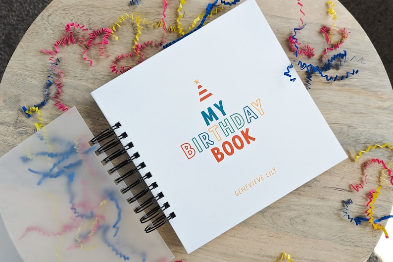 Personalized Birthday Memory Book | First Birthday to 16 Years, New ...