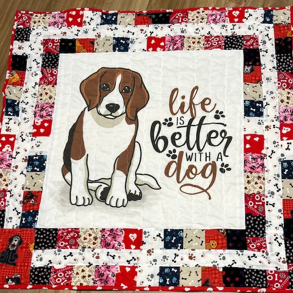 Dog Quilt - Etsy
