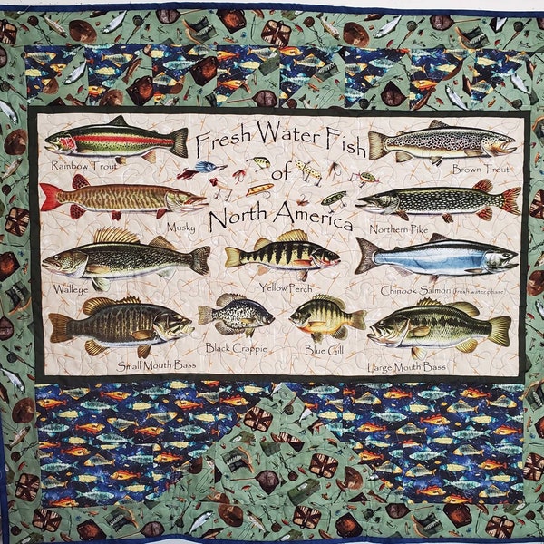 Fishing Quilt - Etsy