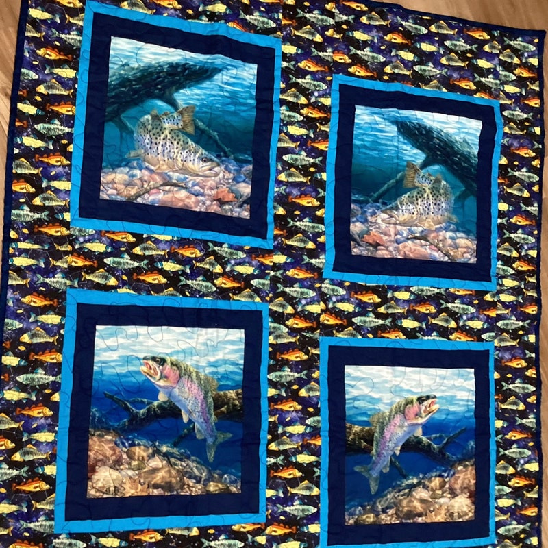 Fishing Quilt - Etsy