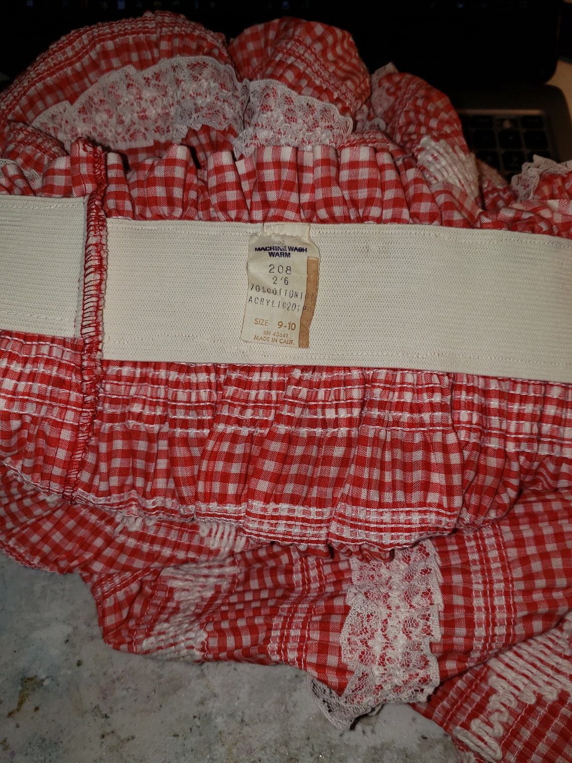 Karen Carpenter 70's Elastic and Riff Raff Maxi Skirt | Etsy