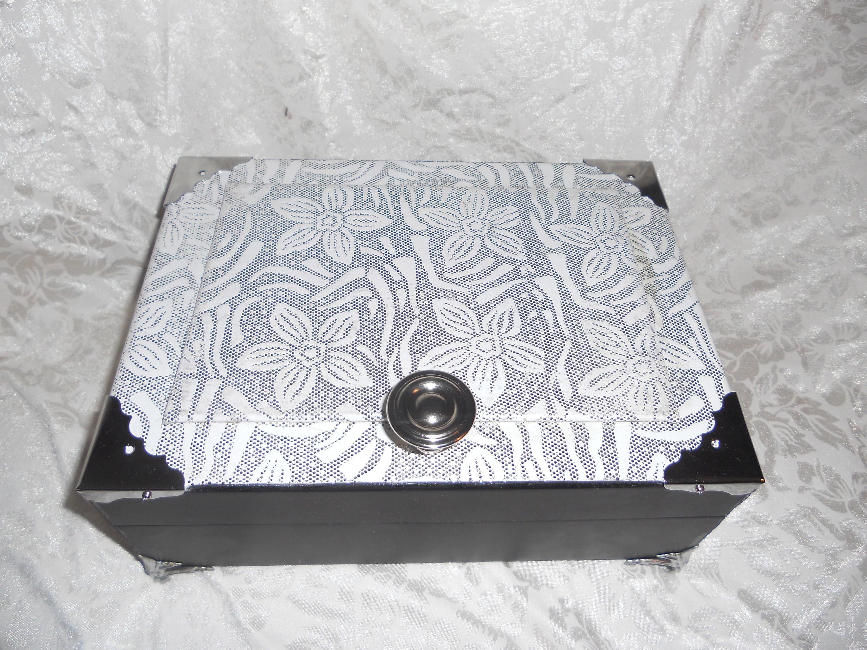 Ladies Jewelry Box, Custom Box Valet, Embossed Snakeskin Leather ...
