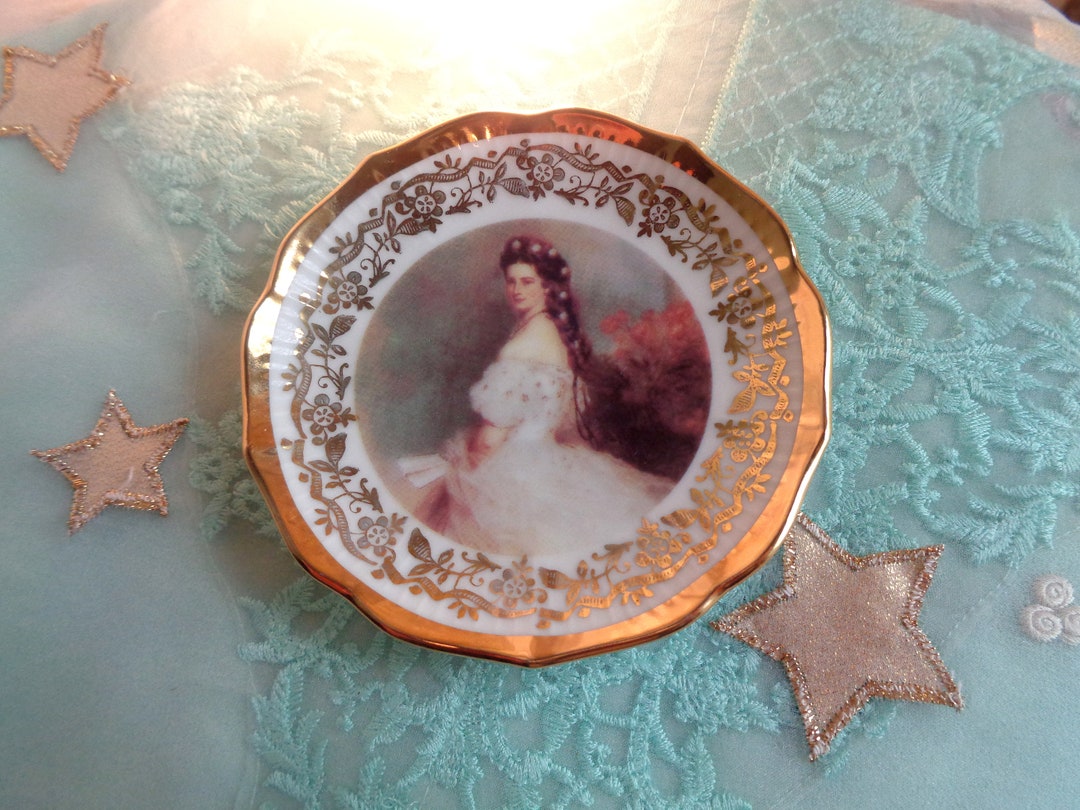 Vintage Sissi Plate 12 Cm Empress of Austria Sisi Souvenir Art ...