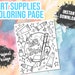 Let’s Be Artists, Coloring Page for Kids, Printable Coloring Pages ...
