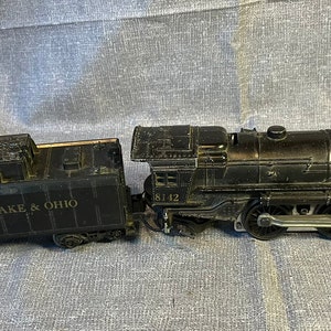 Vintage Lionel No 8142 Steam Locomotive O Gauge Mt. Clemens MI USA 4-4 ...