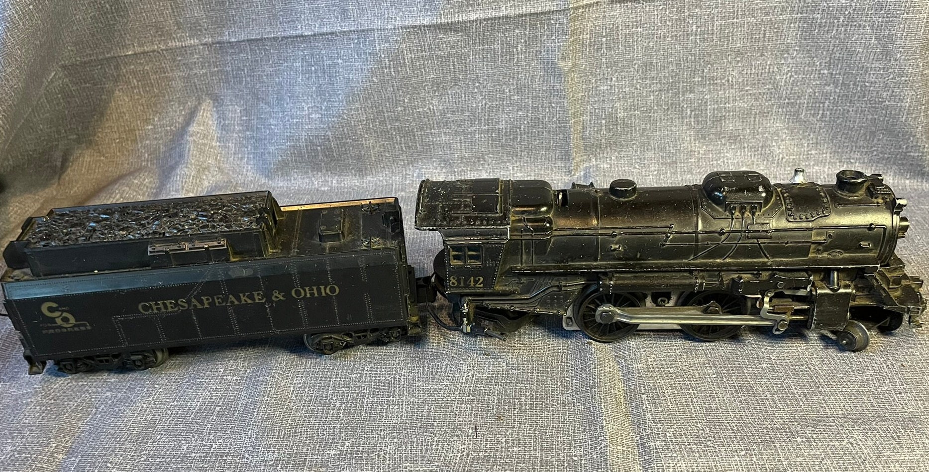 Vintage Lionel No 8142 Steam Locomotive O Gauge Mt. Clemens MI USA 4-4 ...