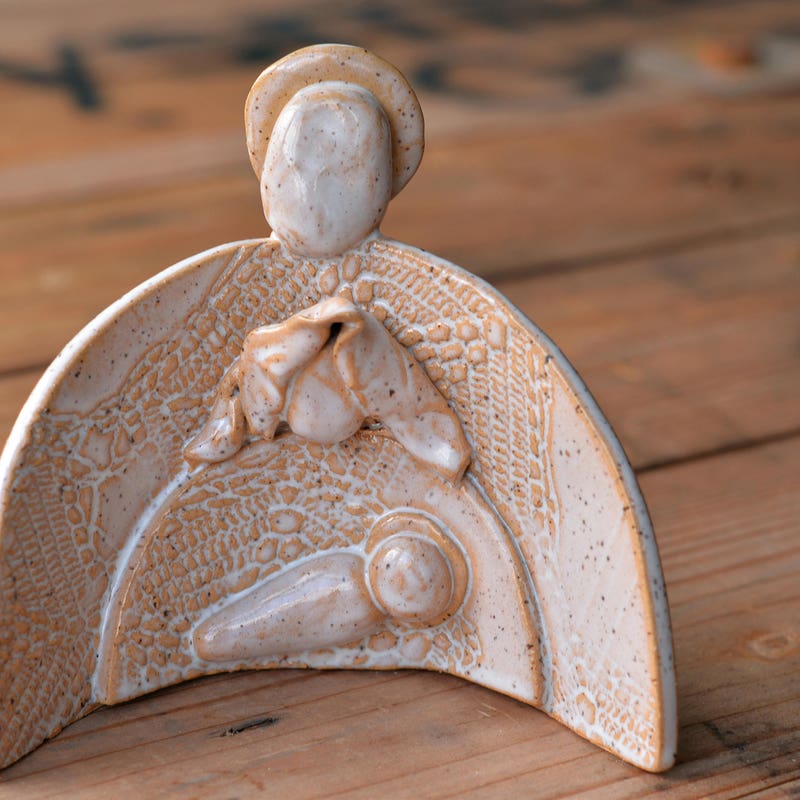 Pottery Nativity Set - Etsy