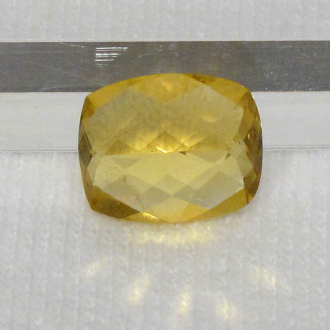 Golden Beryl Faceted Antique Cut - 10x8mm Natural Faceted Gemstone With ...