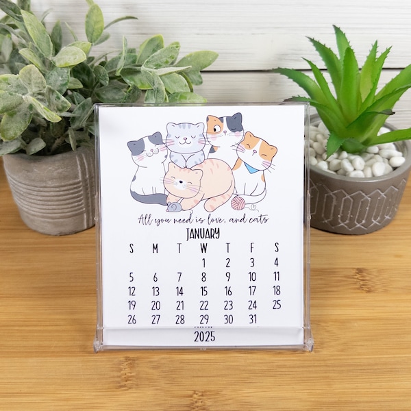 Desk Calendar - Etsy