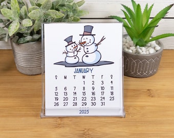 2025 Letterpress Desk Calendar - Etsy