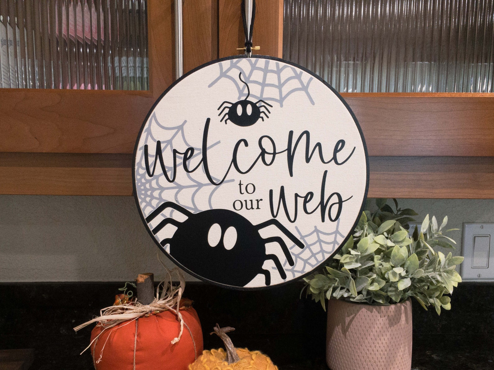 Welcome to Our Web Halloween Sign Halloween Welcome Sign 12 - Etsy