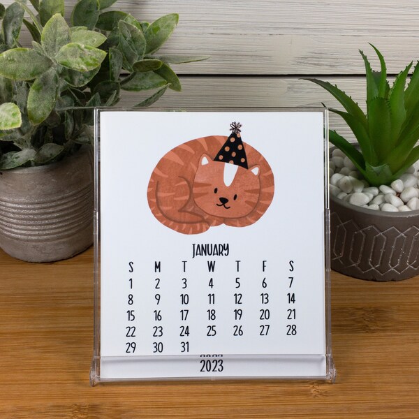 Cat Calendar - Etsy