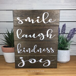 One Word Wood Block Sign Shelf Sitter Tiered Tray Decor - Etsy