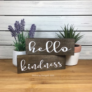 One Word Wood Block Sign Shelf Sitter Tiered Tray Decor - Etsy