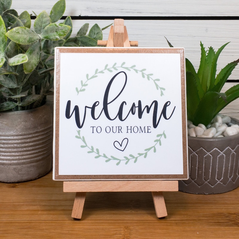 Welcome to Our Home Sign - Etsy