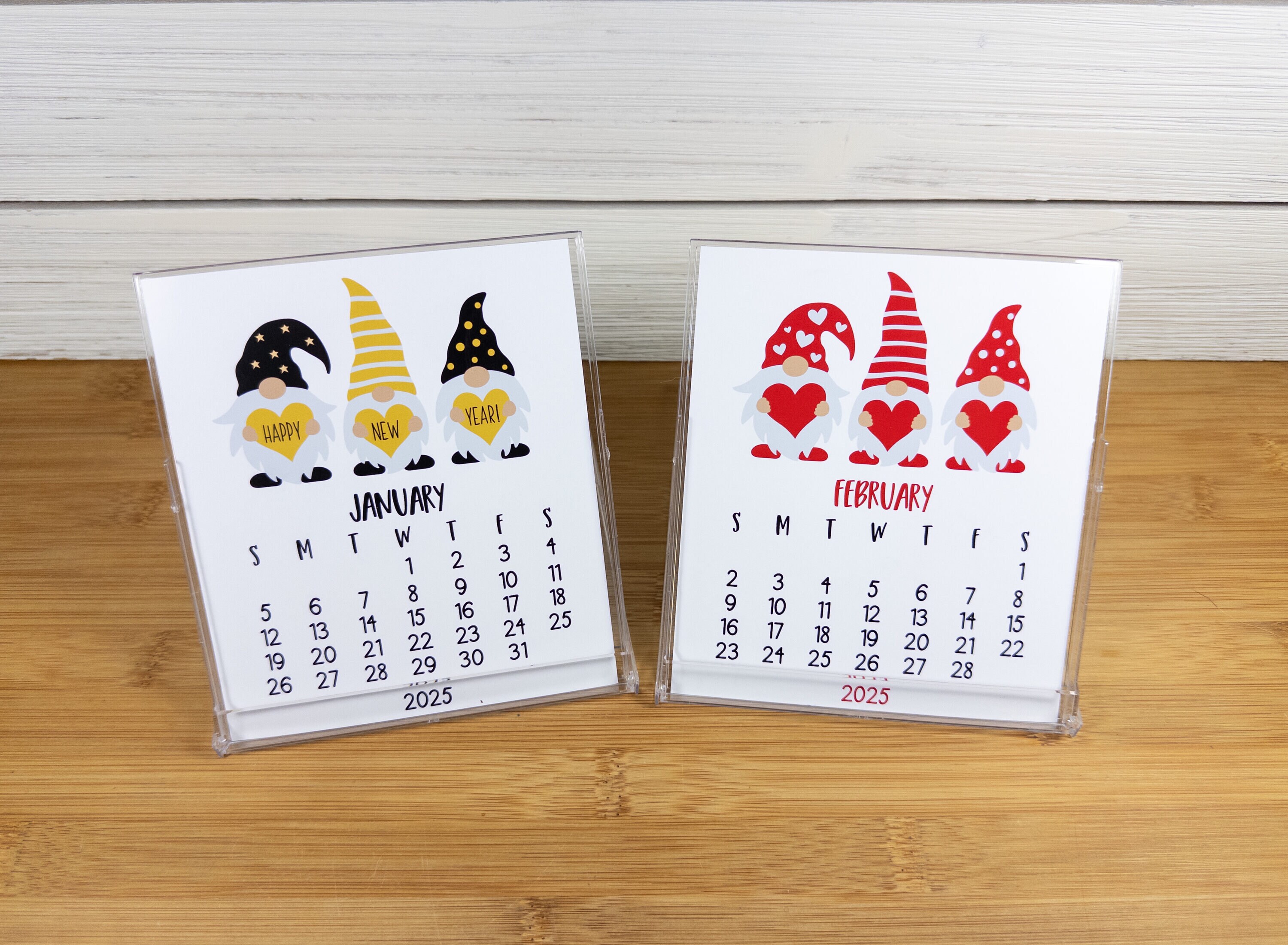 2026 Gnome Holiday Desk Calendar, 12 Month Calendar With CD Case/stand ...