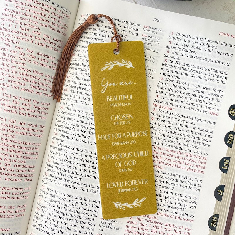Christian Bookmarks - Etsy