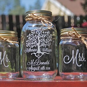Unity Jars, Custom Unity Mason Jars, Sand Ceremony, Mason Jar Wedding ...
