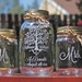 Unity Jars, Custom Unity Mason Jars, Sand Ceremony, Mason Jar Wedding ...