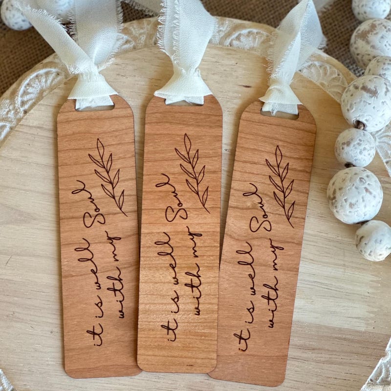 Cherry Wood Scripture - Etsy