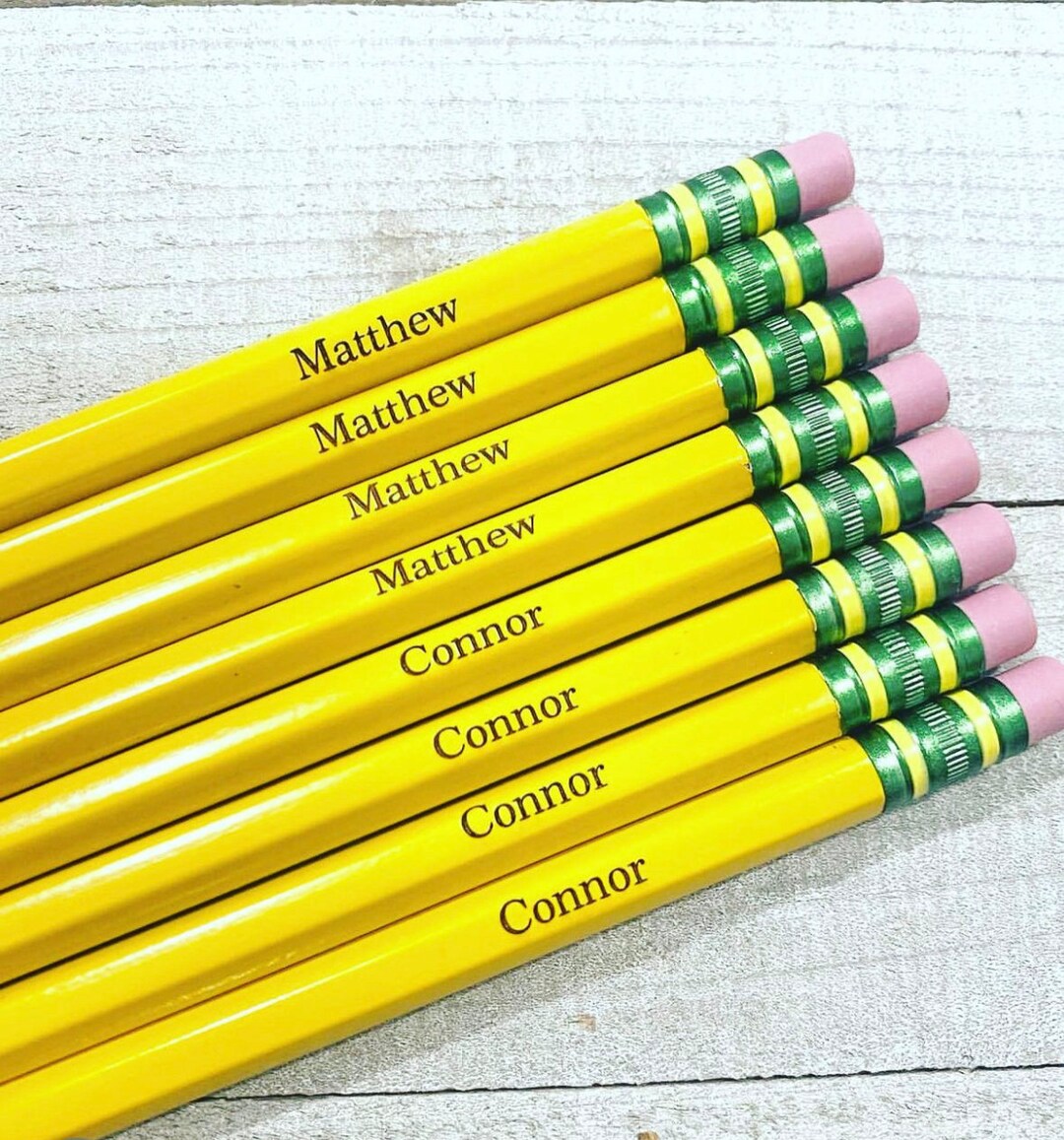 Personalized Pencils, Teacher Gifts, Teacher Supplies, Back to School ...