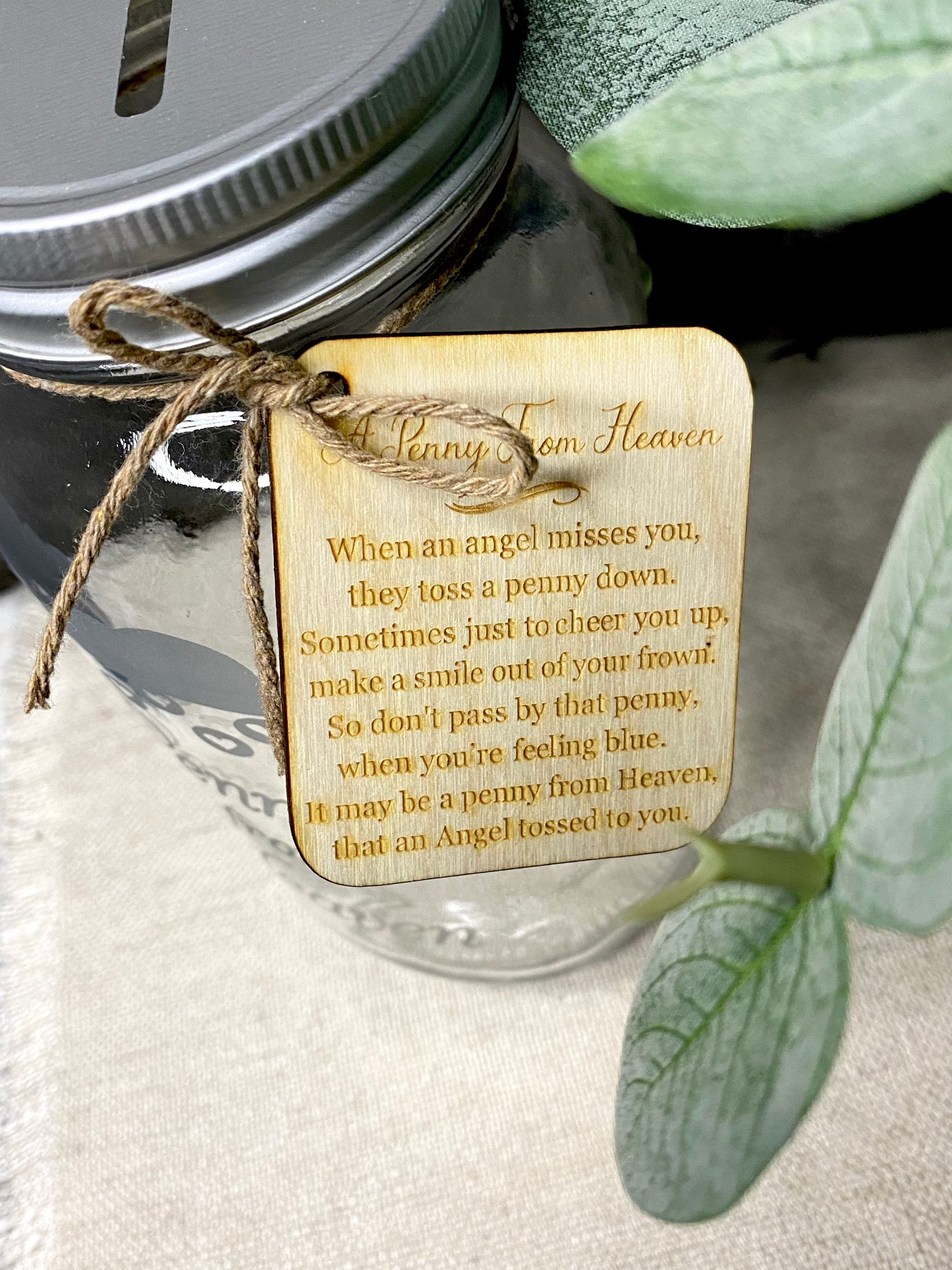 Mason Jar Of Pennies