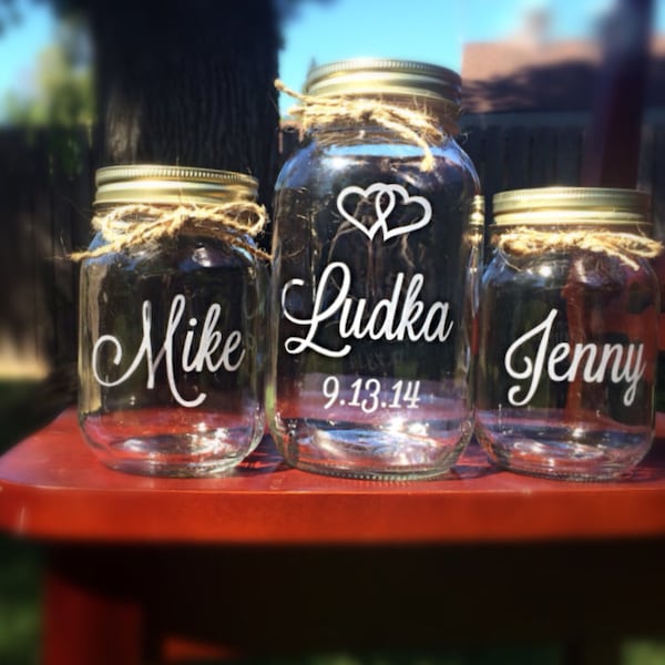 Mason Jar Sand Ceremony - Etsy