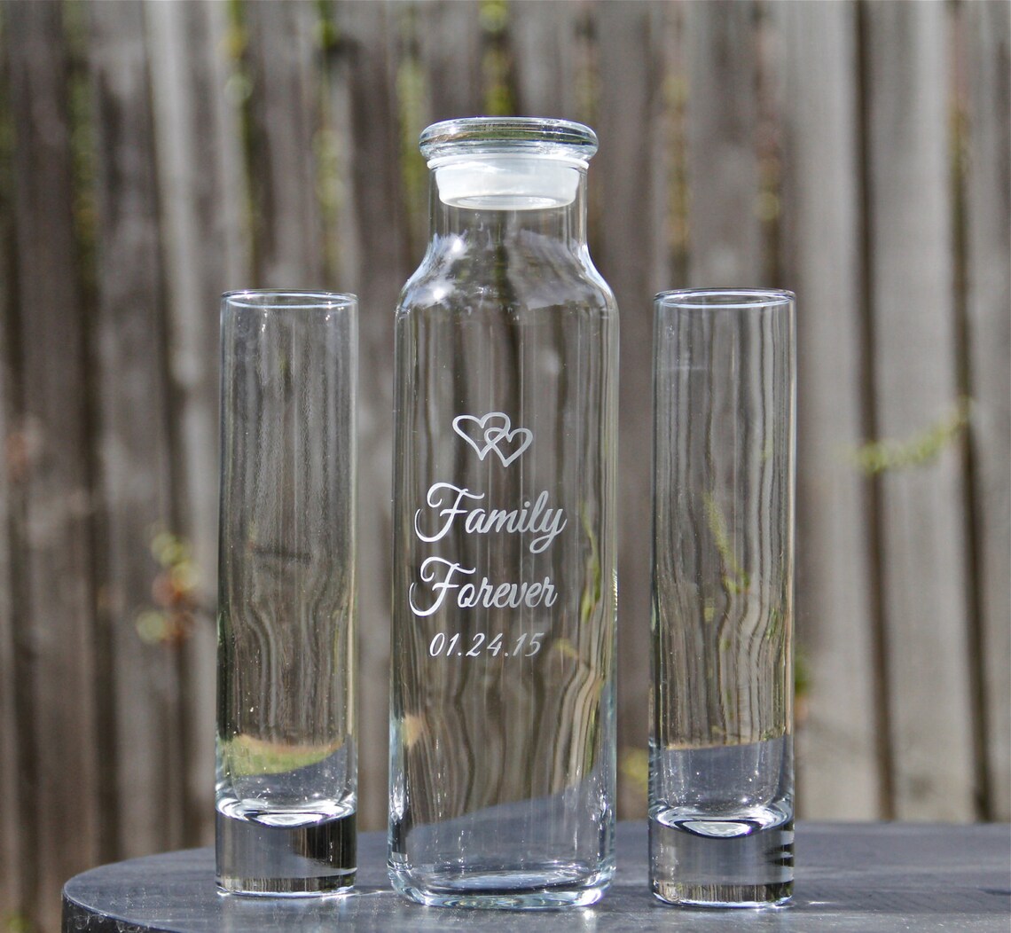 3 Sand Ceremony Cylinder Set Unity Bottle - Etsy