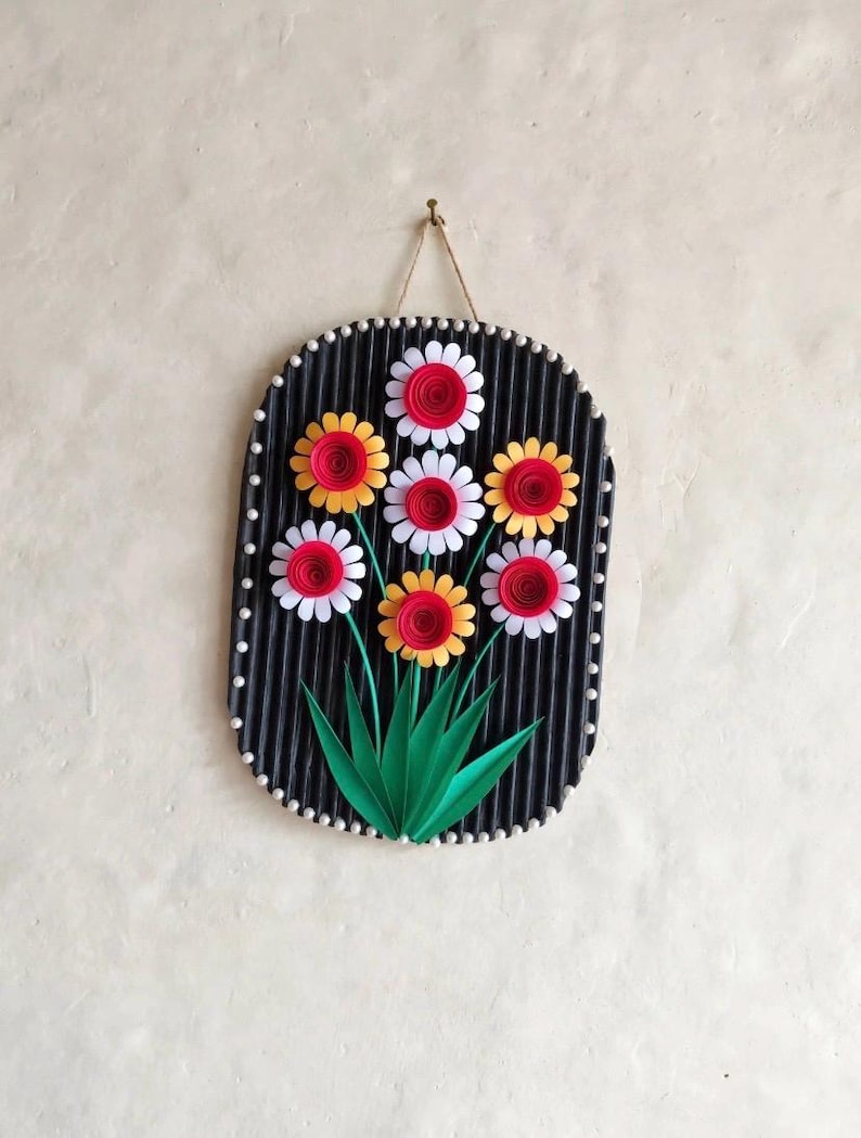 Paper Quilling Flower Tutorial PDF, Step by Step Quilling Wall Art, DIY ...