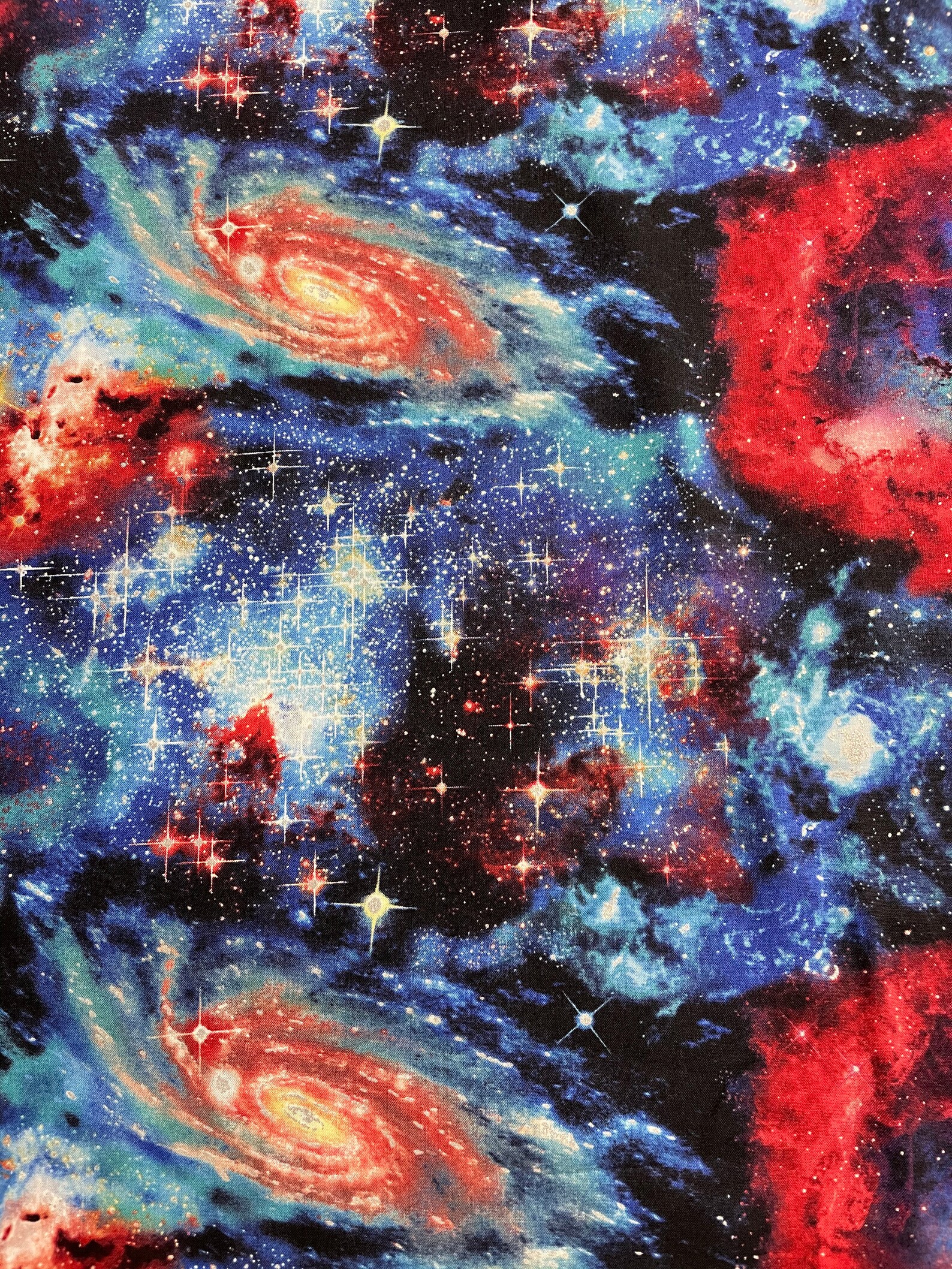 Celestial Galaxy Fabric 18 X 44 100% Cotton . - Etsy