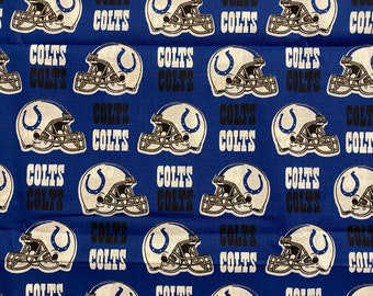 Colts Cotton Fabric - Etsy