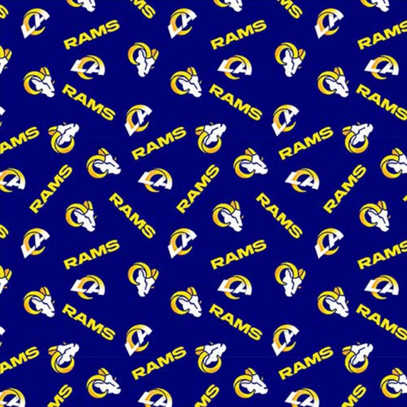 Los Angeles Rams New Fabric 18 X 58 100% Cotton | Etsy