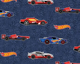 Hot Wheels Fabric - Etsy