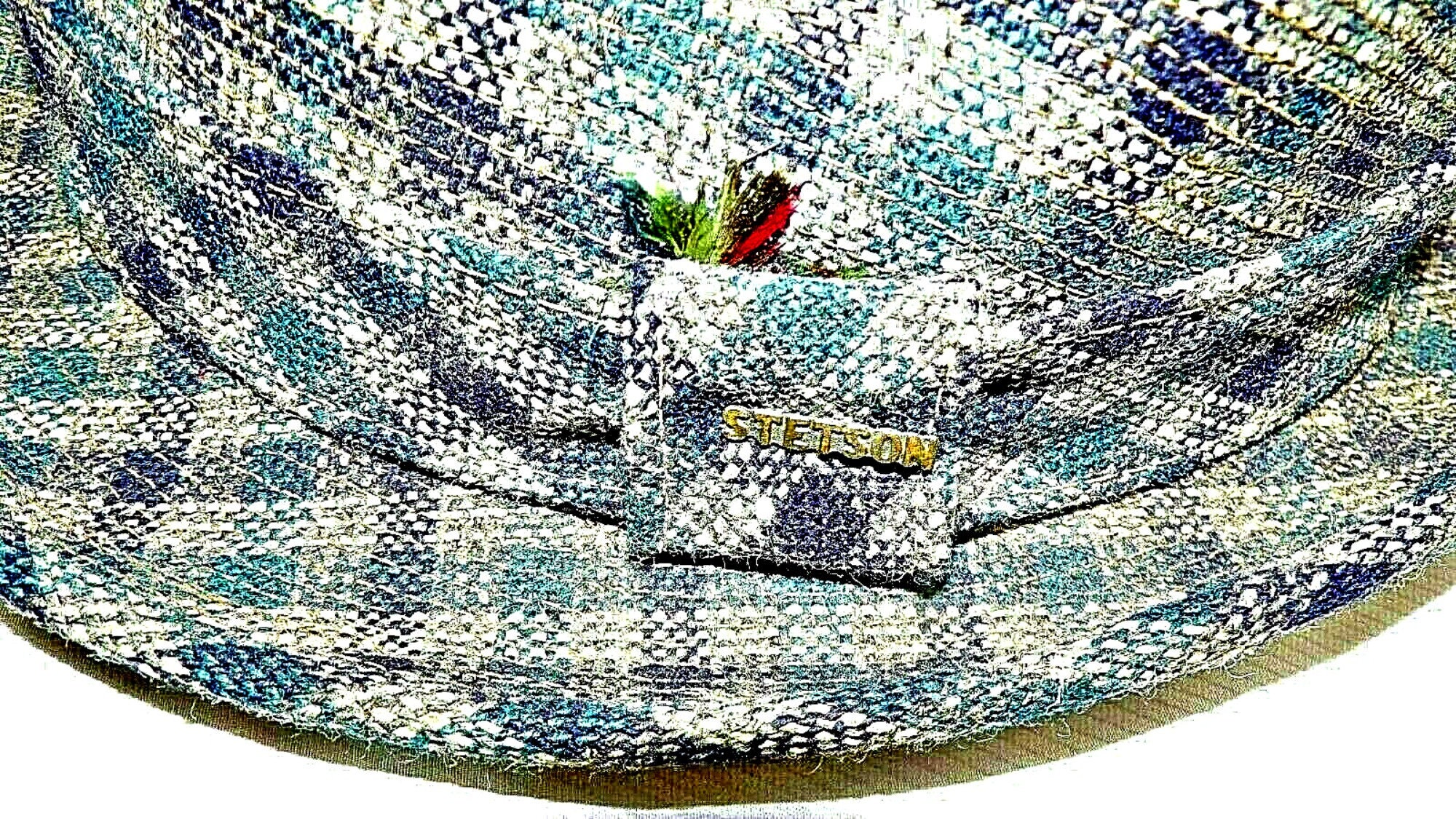 Stetson Fedora Tom Landry Dallas Cowboys Azul Gris Lana Plaid | Etsy