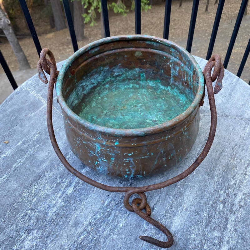 Antique Cauldron - Etsy