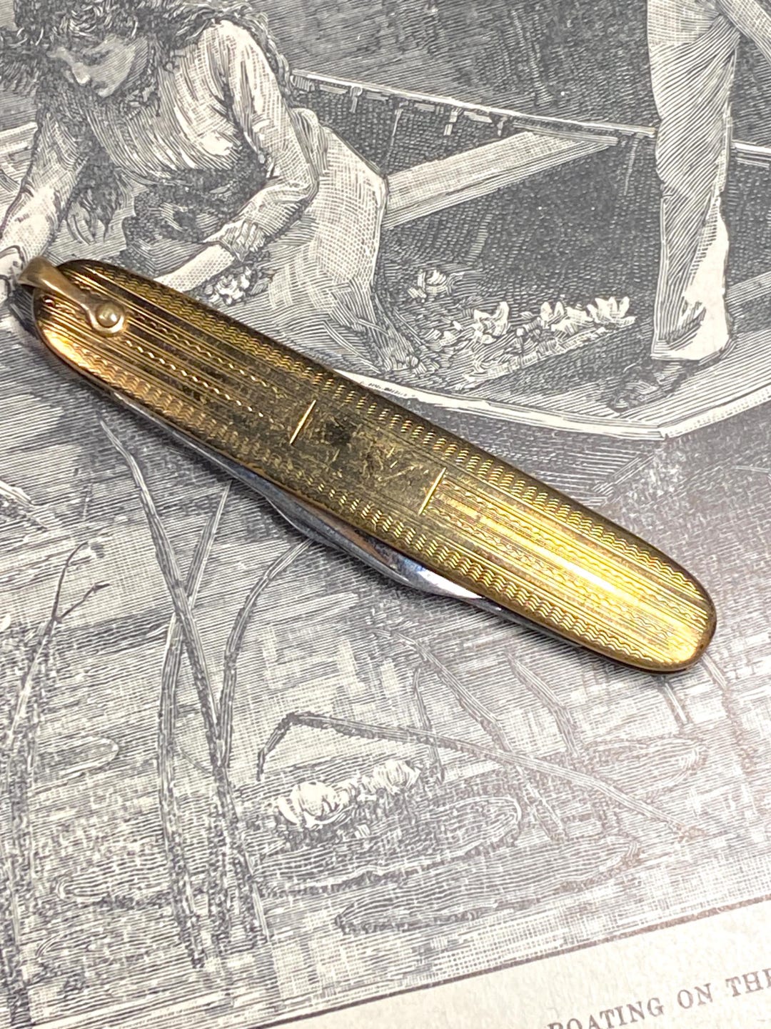 Antique Fob Pen Knife - 2 Blade Colonial USA - Etsy