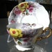 Antique Carl Tielsch Germany Teacup and Saucer, Floral Pattern 4295 - Etsy