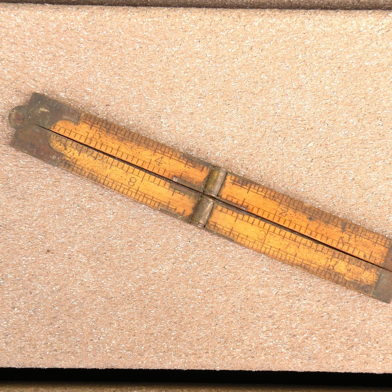 Folding Wood Ruler - Etsy