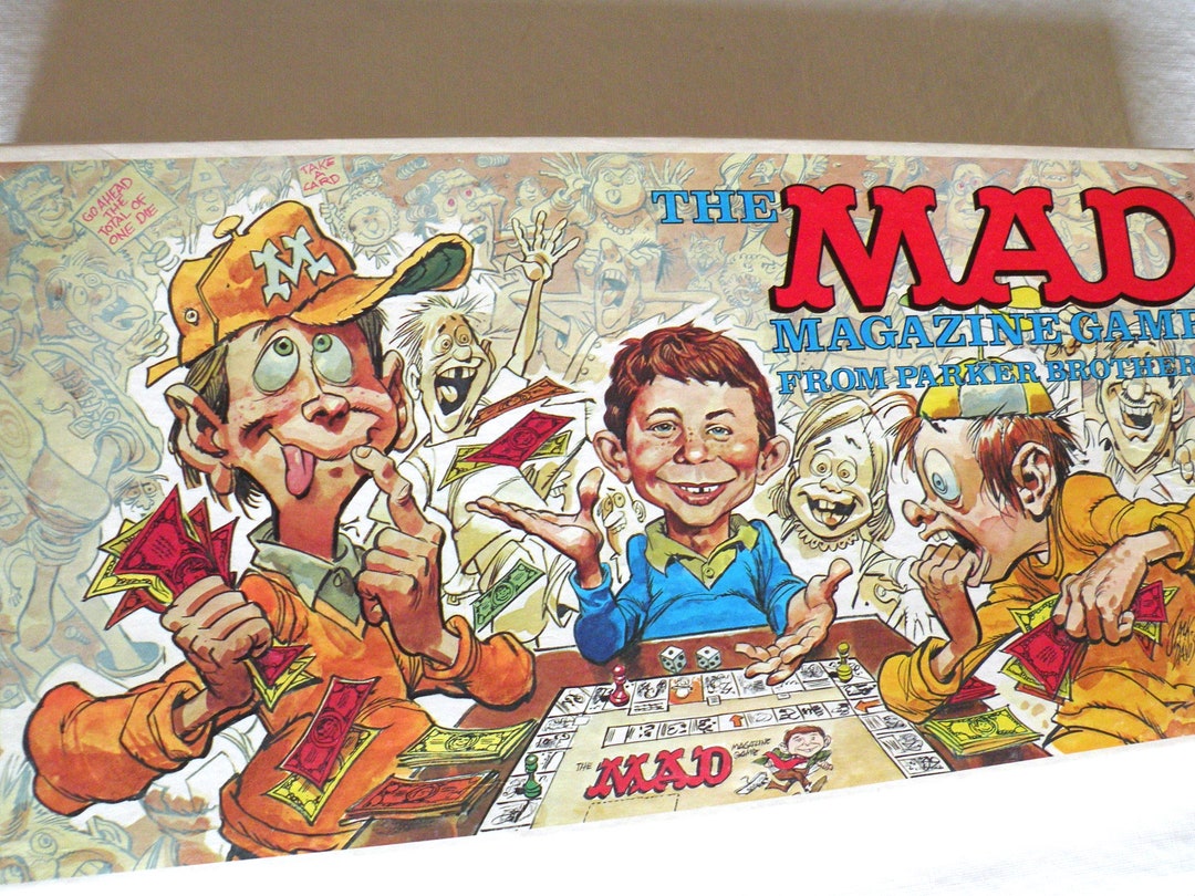 The Mad Magazine Game, Vintage Board Game, Parker Brothers - Etsy