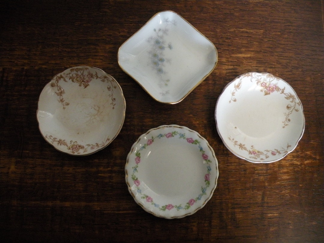 Antique Butter Pats, Mixed Lot of Four - Etsy