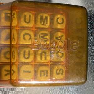 Boggle, Vintage Word Game, Learning Game, Word Search Game, Spelling ...